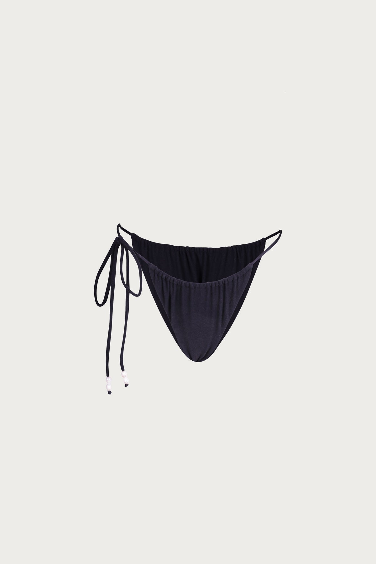 Beaded String Bottom (Faux Suede Black) – SAME AUSTRALIA