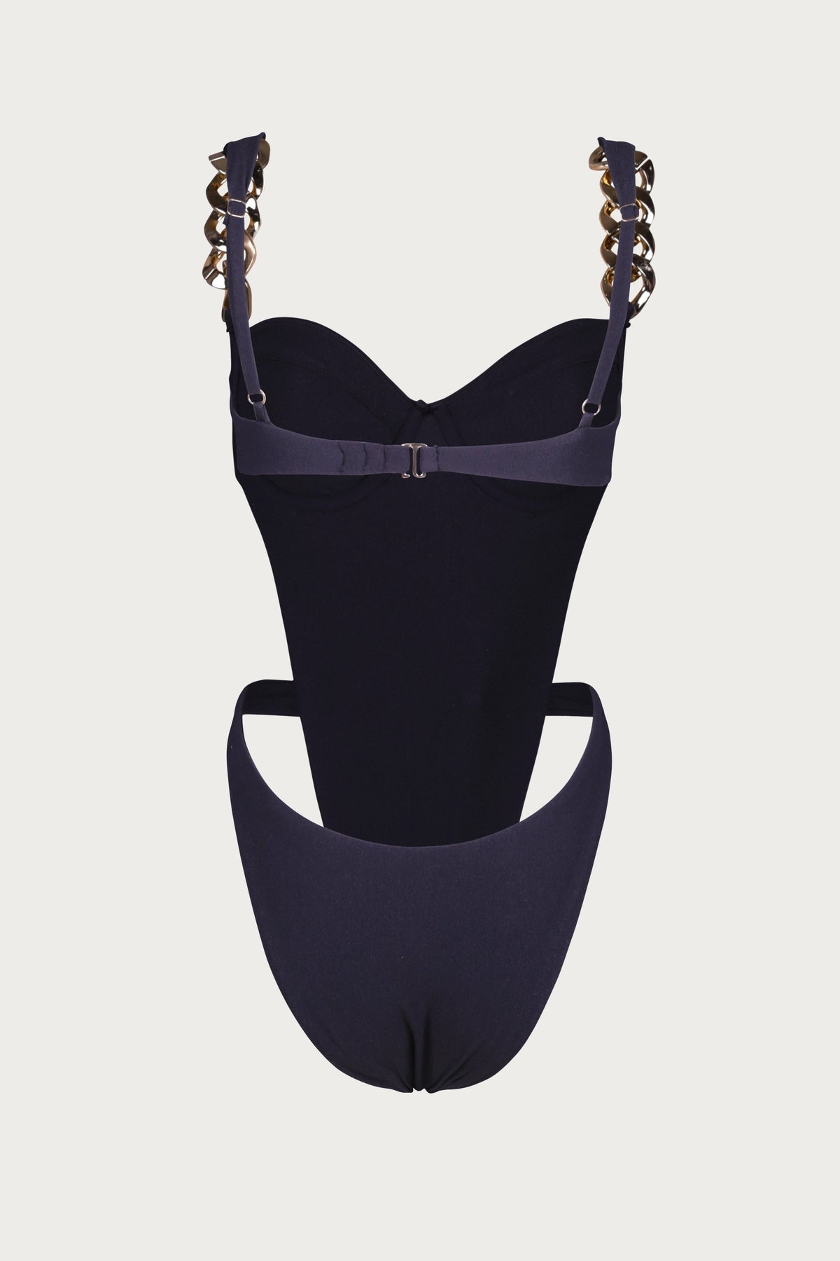 Gold Chain One Piece | Black - SAME LOS ANGELES - Swim One Piece – SAME ...